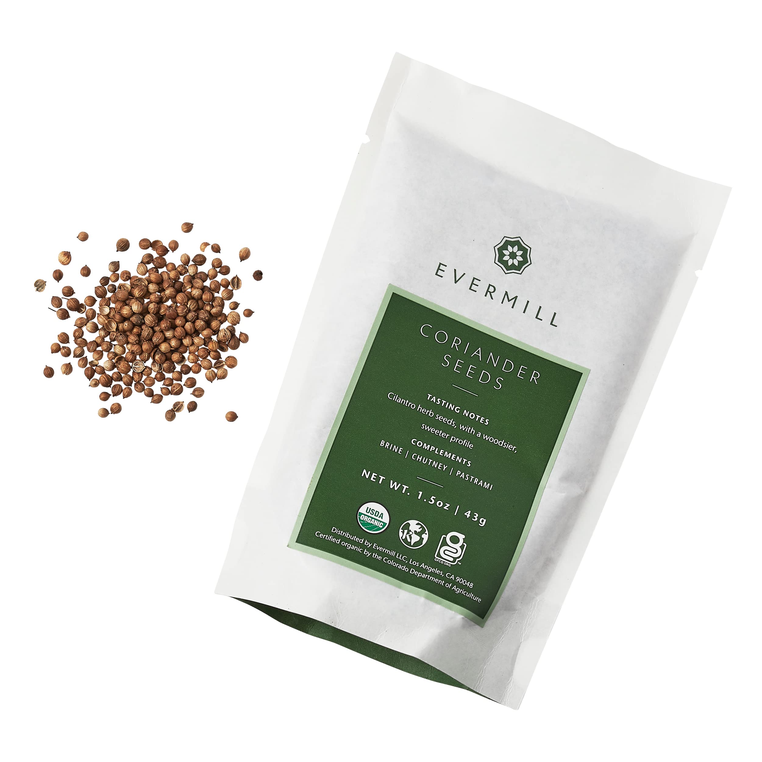 Organic Coriander Seeds Refill – Evermill